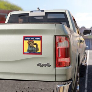 Felines Not Felons Car Magnet | Harris 2024 Magnet | Kamala Harris ...