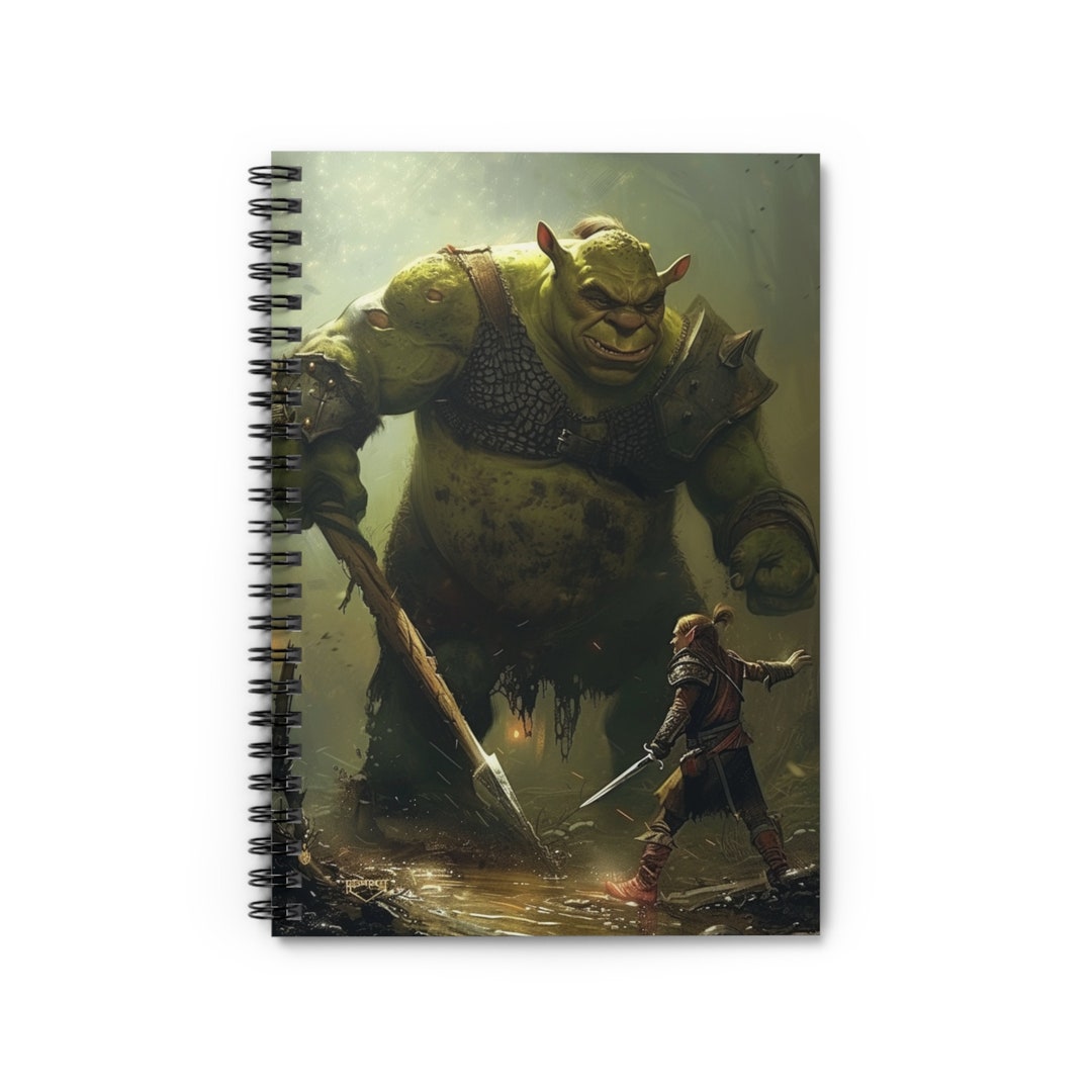Dnd 'shrik' Spiral Notebook Rpg Journal Campaign Journal Funny Notebook ...