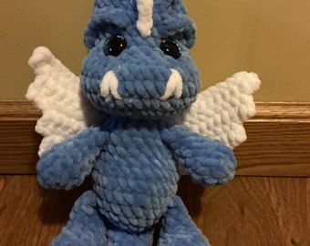 Crochet Amigurumi Dragon Plush - Etsy