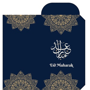 Eidiyah Envelope Template for Coin Envelope for Eid Celebration for ...