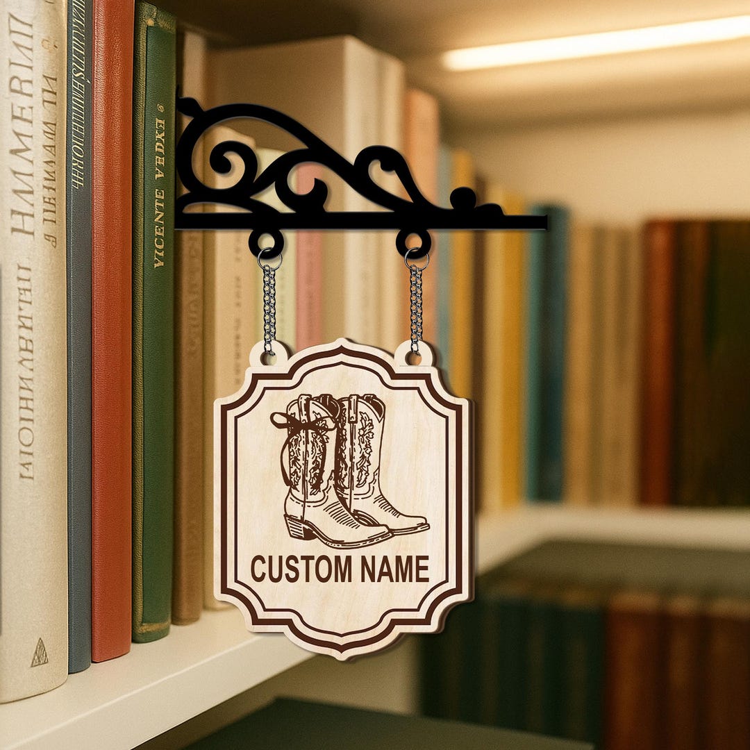 Custom Author Book Tavern Signs, Booktok Gift, Library Organizers, Book ...