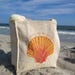 Seashell Canvas Tote Bag Shopping Bag Beach Bag Shell Bag - Etsy