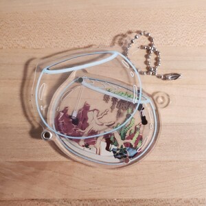 Fish Bowl Refillable Shaker Keychain 2.5 Inch. - Etsy