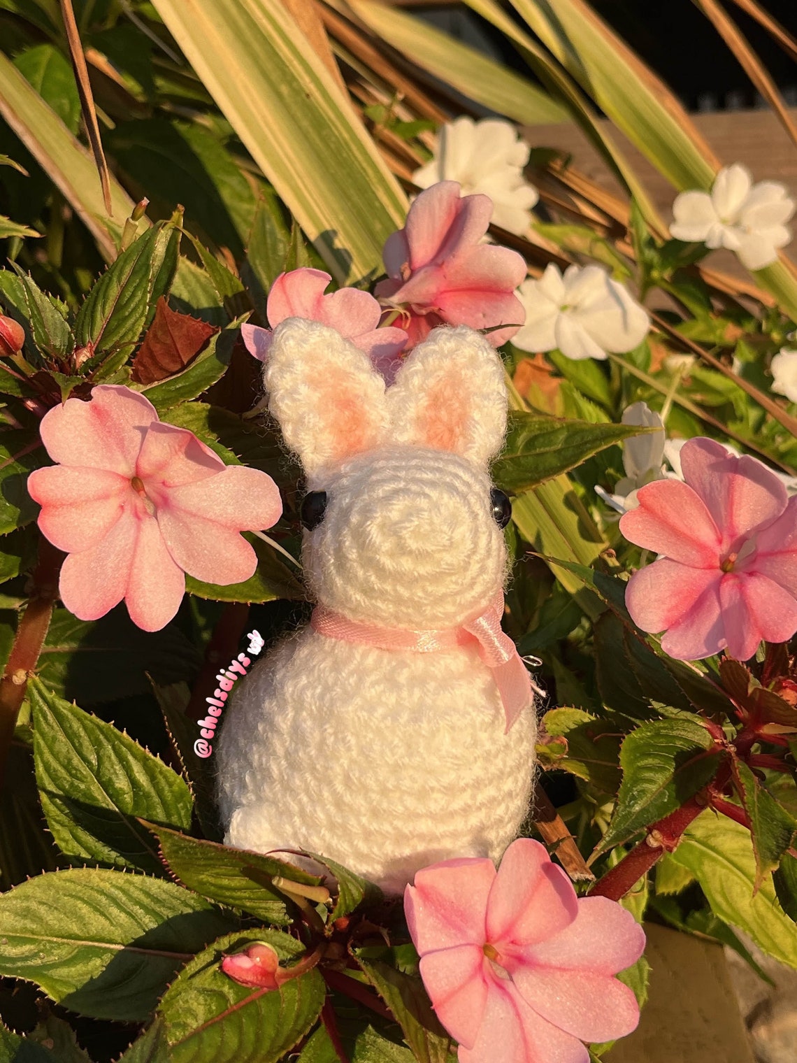 Coquette Bunny Crochet Plushie - Etsy