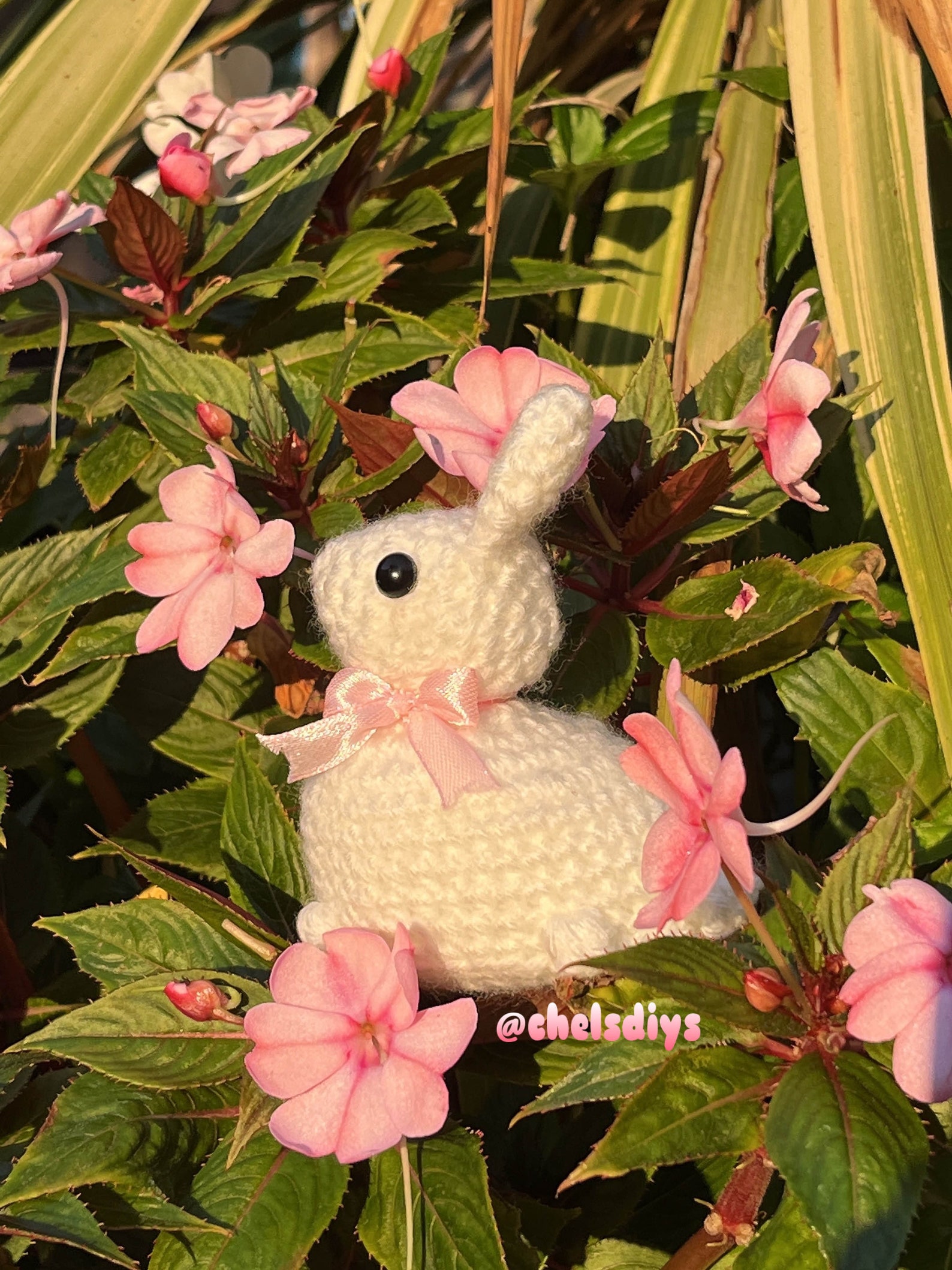 Coquette Bunny Crochet Plushie - Etsy