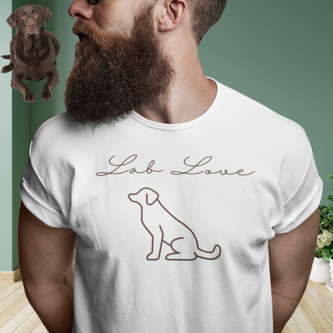 Cute Labrador Clothing, Chocolate Lab T-shirt, Dog Tee, Chocolate ...