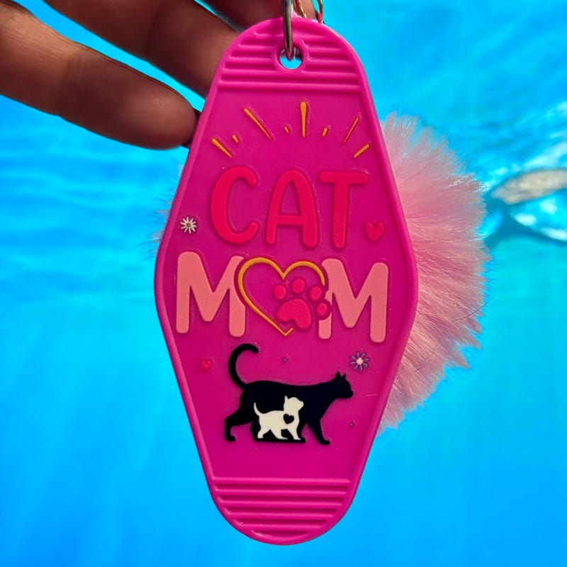 Cat Key Chain - Etsy