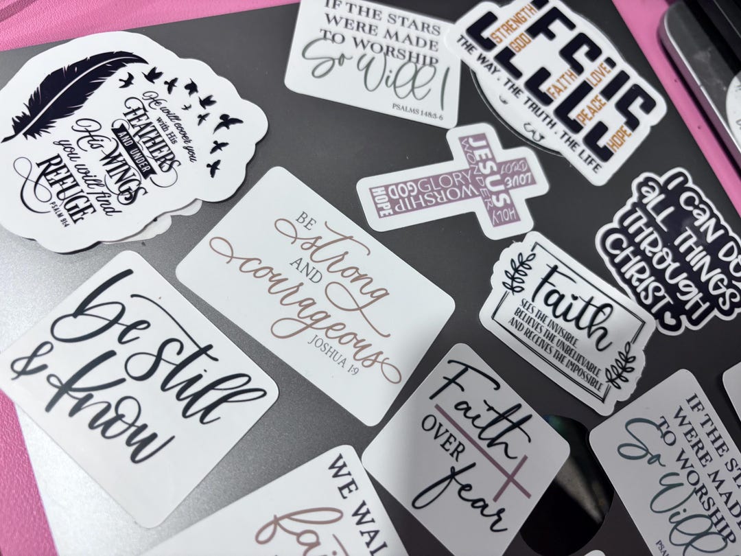 Bible Verses, Die Cut Stickers, I Can Do All Things Through Christ ...