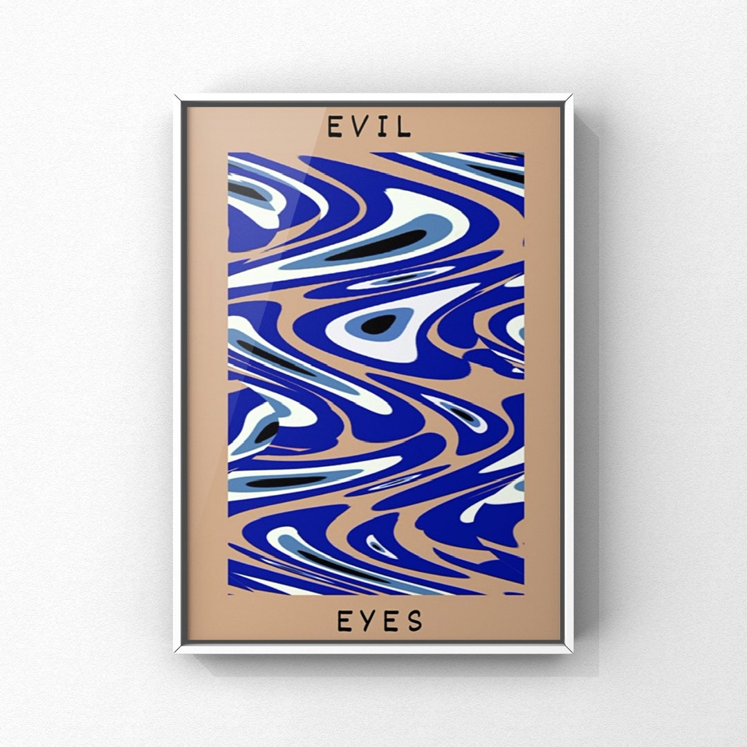 EVIL EYES POSTER Dorm Room Series College Decor/dorm Room Art for Girls ...