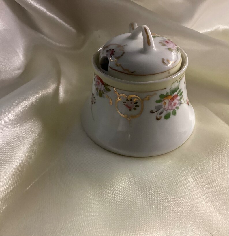 Meito Hand-painted Vintage Floral China Pattern Salt Cellar - Etsy