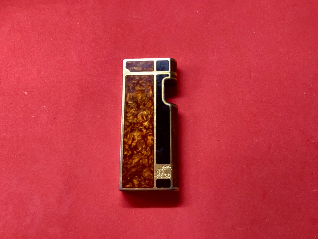 Vintage COLIBRI Touch Sensor Lighter Tortoiseshell Gold Tone Made in ...