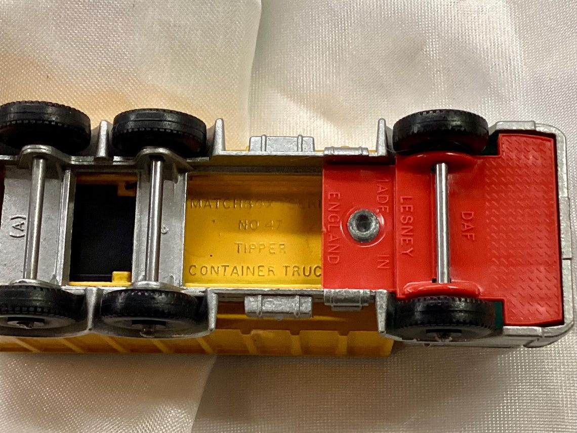 Vintage DAF Tipper Container Truck. No 47 Lesney England. Beauty. - Etsy