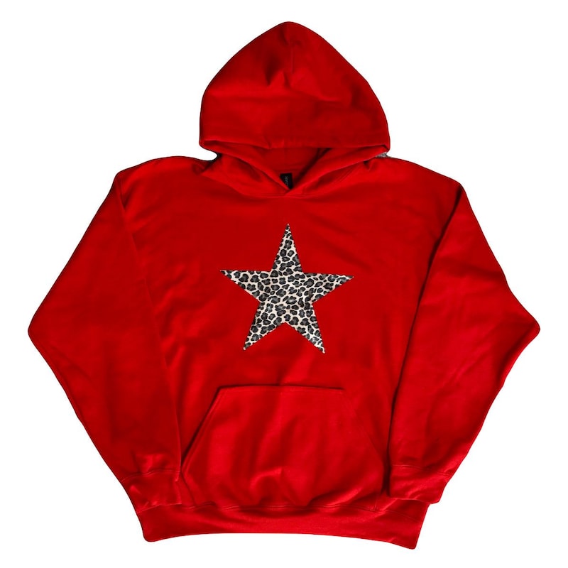 Star Print Hoodies - Etsy