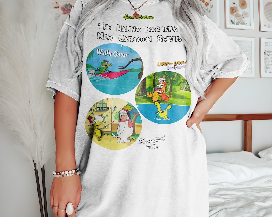 Hanna Barbera V4 Movie Poster Classic Movie Unisex T Shirt All Sizes S ...
