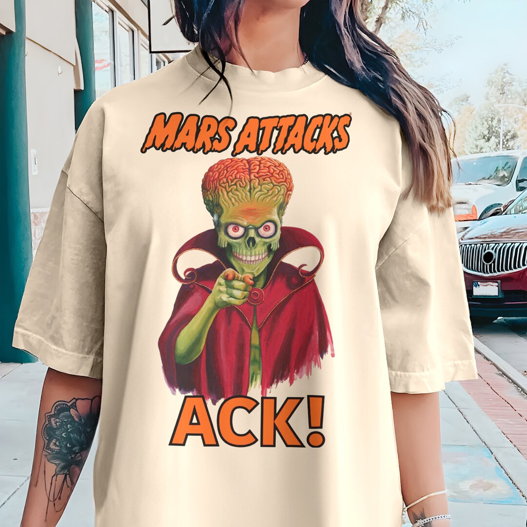 Mars Attacks ACK Movie Poster Classic Movie Unisex T Shirt All Sizes S-5XL - Etsy