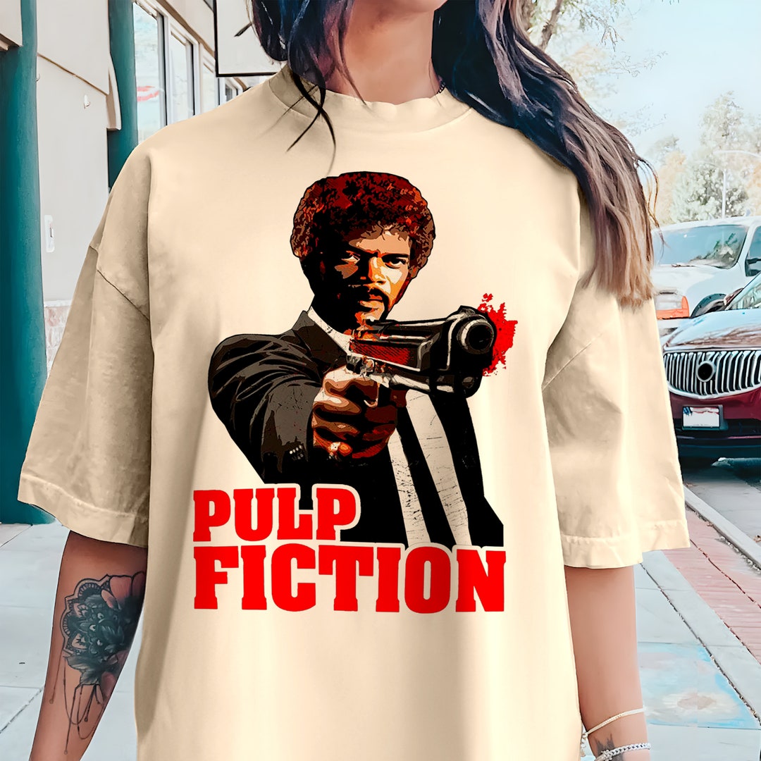 Pulp Fiction V14 Movie Poster Classic Movie Unisex T Shirt All Sizes S ...