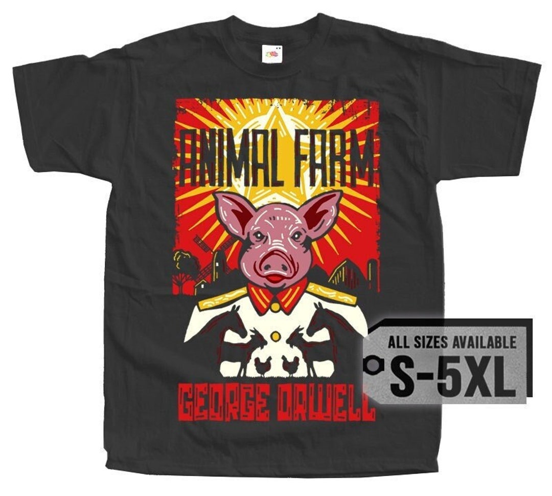 Animal Farm V5 (orwell) Poster Men T Shirt All Sizes S-5XL - Etsy