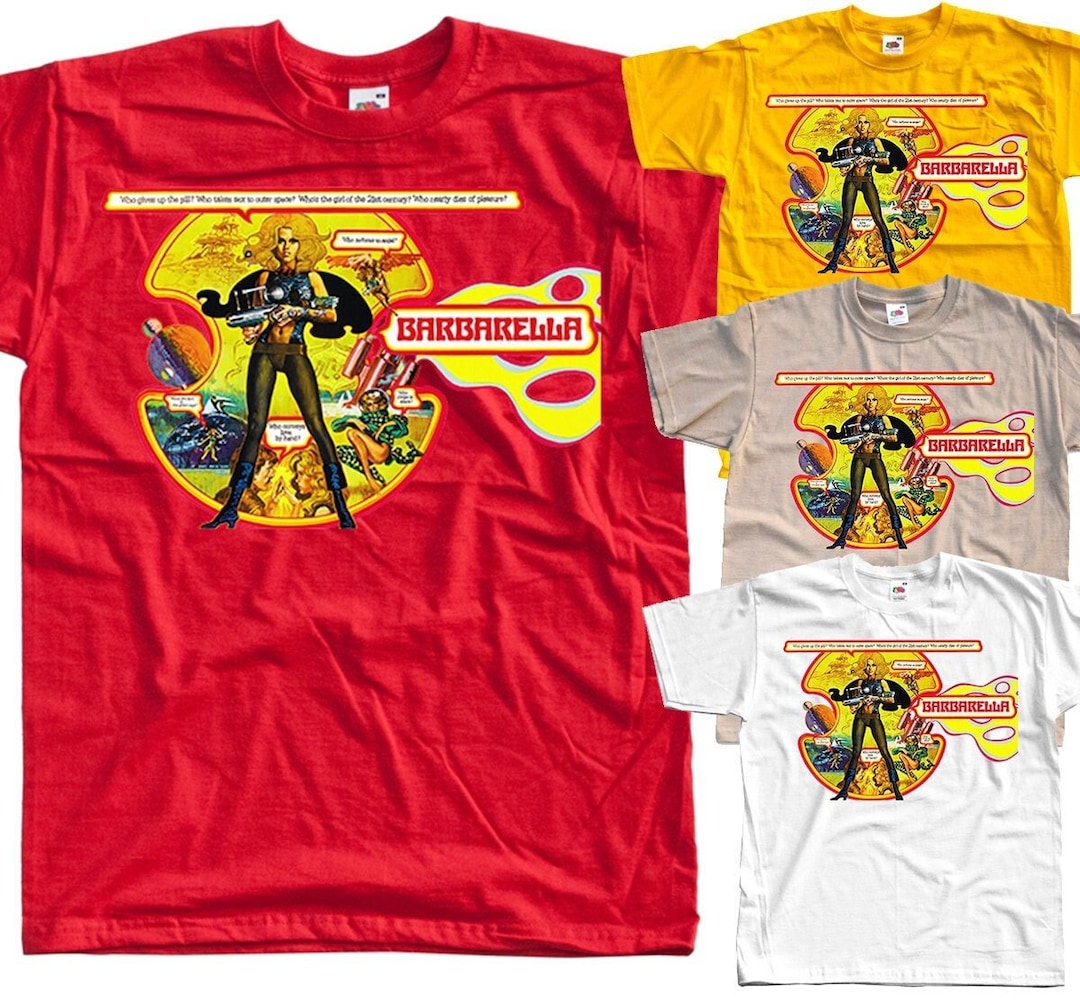Barbarella V6 Poster Men T Shirt All Sizes S-5XL - Etsy