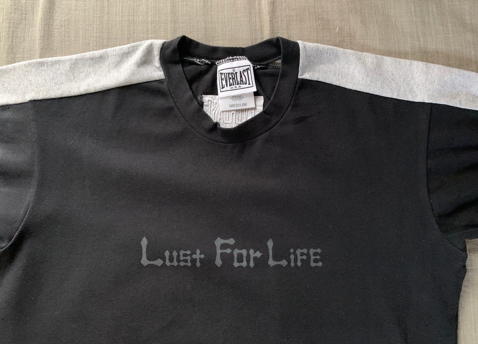 Lust for Life on Vintage EVERLAST Tee From 90's - Etsy
