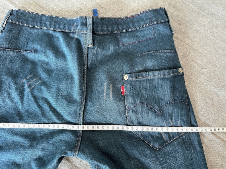 Levis RED Nail Scars Garment Dyed Black Vintage 3D Bootcut Denim From ...