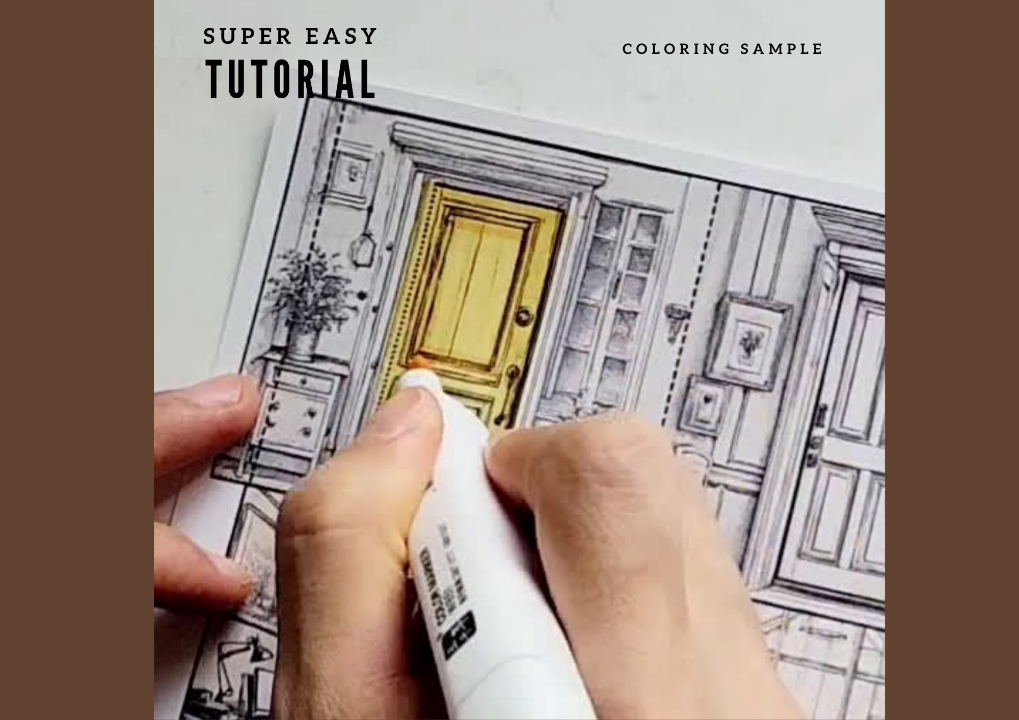 Coloring Vintage Miniature Paper Pop-up Doll House Book Printable 3D ...