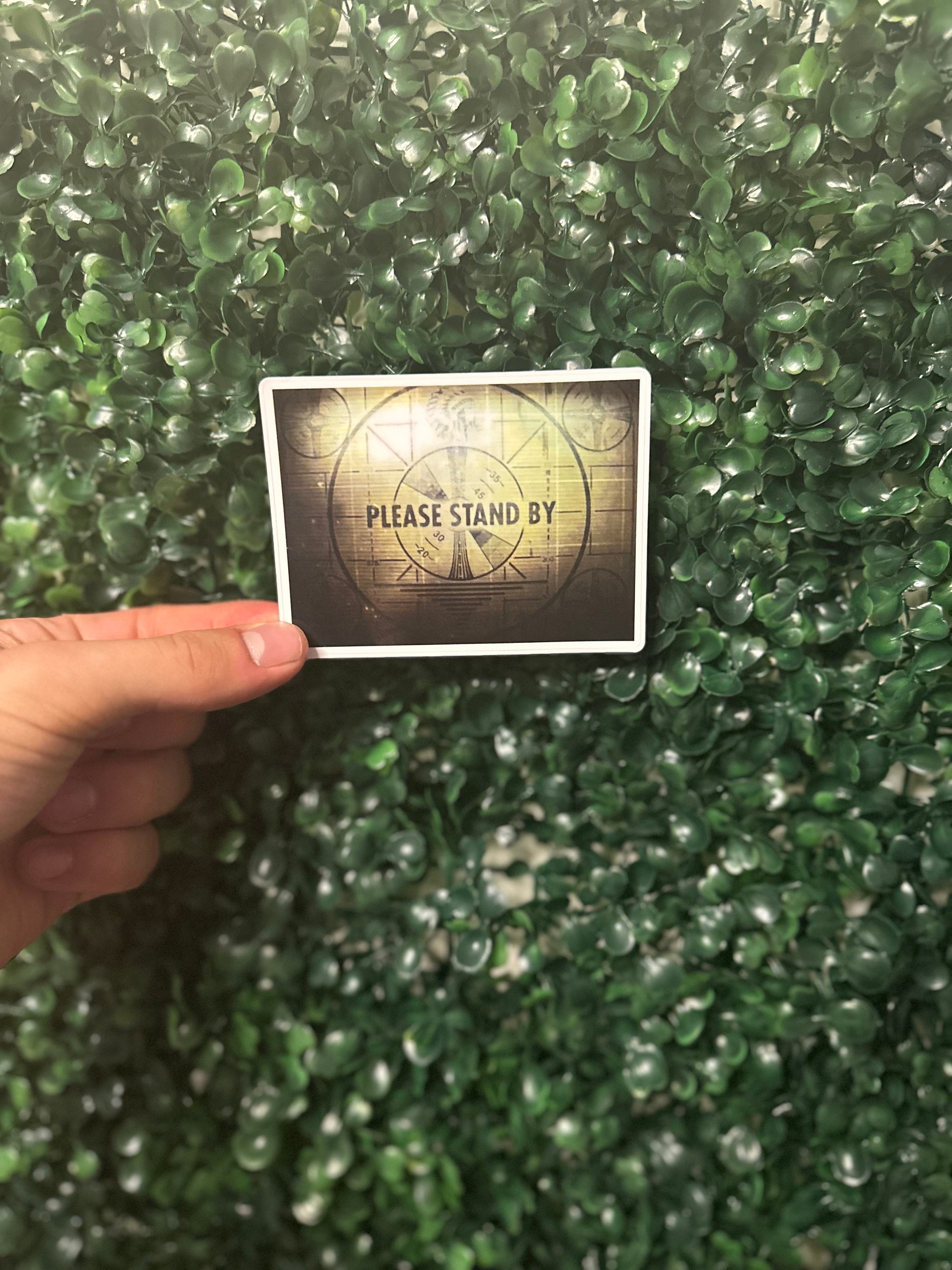 Fallout Loading Screen| Fallout 3 | Sticker | Waterproof | Please Stand ...