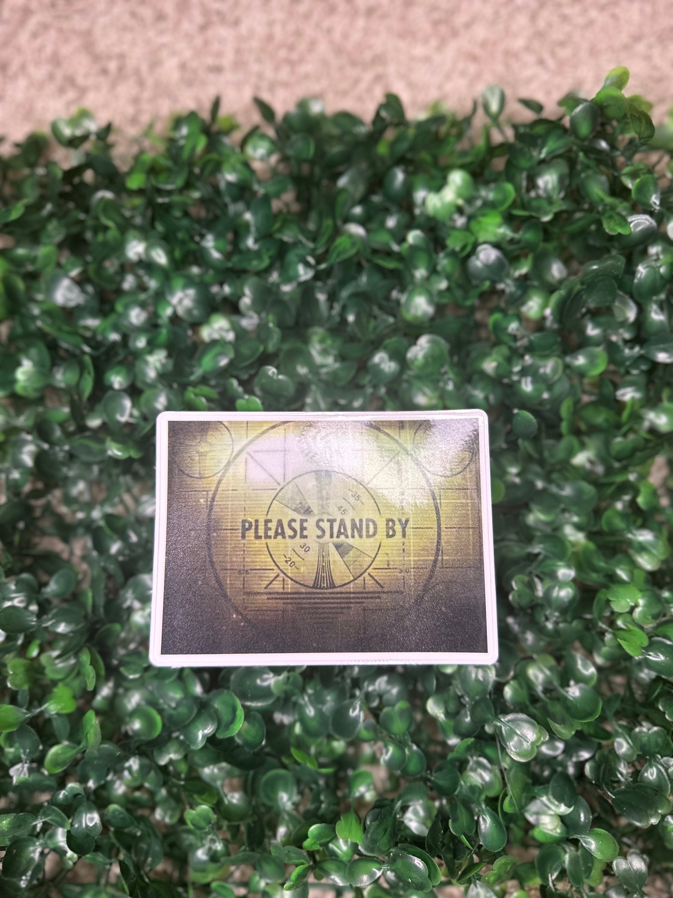 Fallout Loading Screen| Fallout 3 | Sticker | Waterproof | Please Stand ...