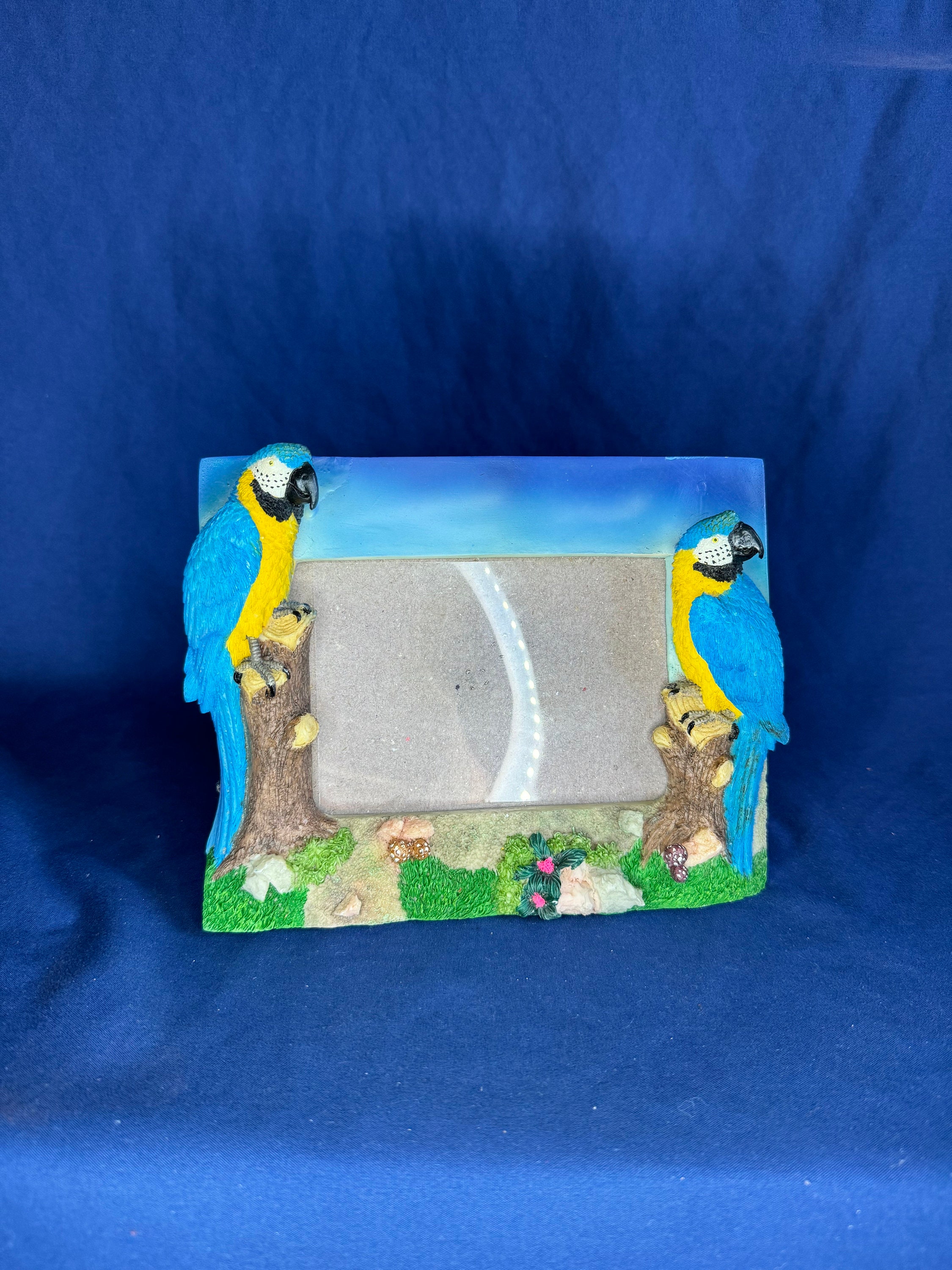 Vintage Ceramic Macaw Parrot Photo Frame - Etsy