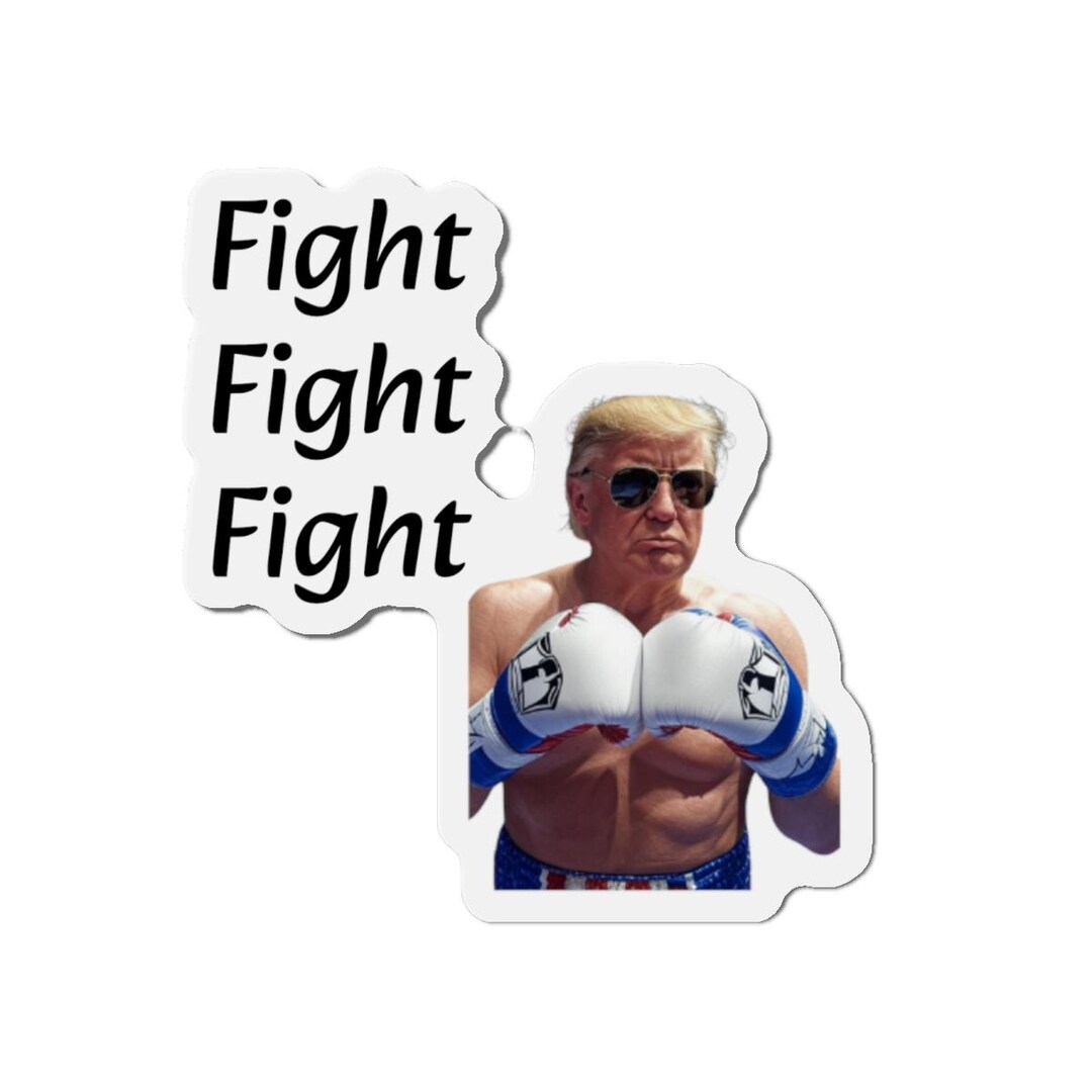 Donald Trump Boxing Magnet: Die-cut Vinyl, Durable & Flexible - Etsy
