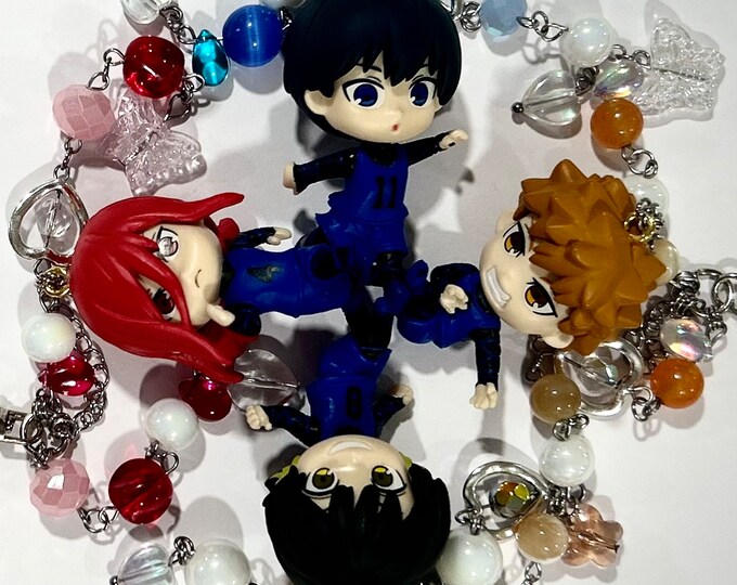 Blue Lock Keychains - Etsy