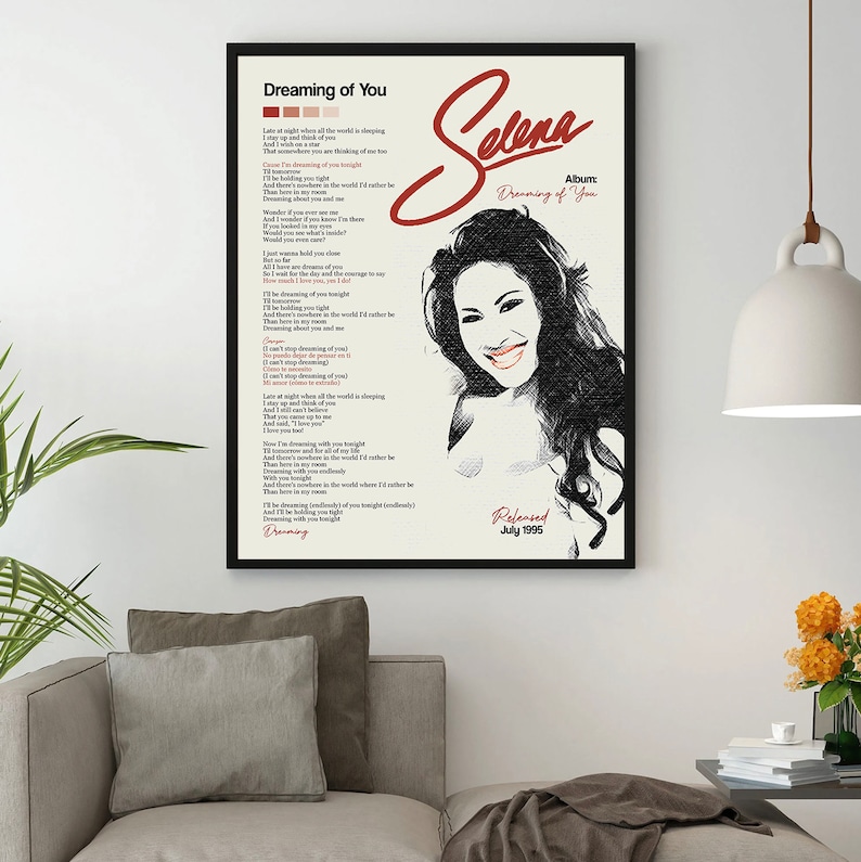Selena - Dreaming of You Poster - Etsy