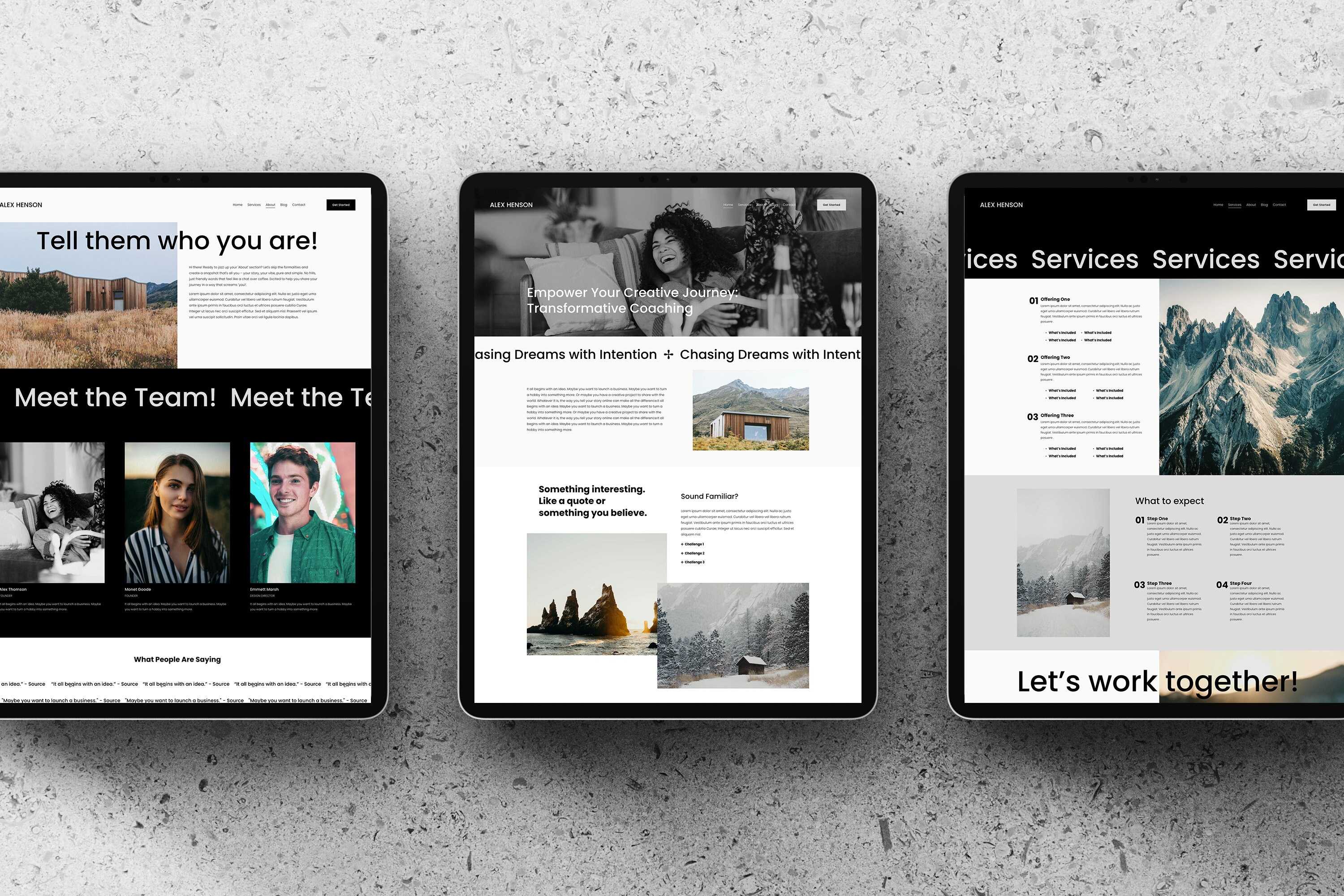 Coaching Squarespace Website Template: Minimalist Design for Coaches ...