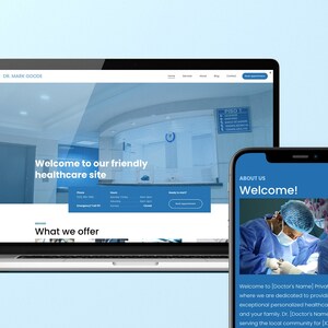 Doctor Squarespace Website Template: Professional Design for Healthcare ...