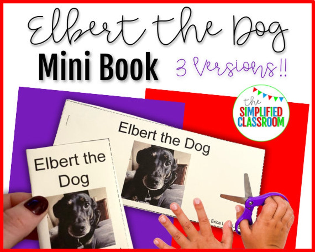Elbert the Dog Mini Decodable Book Printable Digital Download by the ...