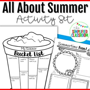 All About Summer Activity Set - Etsy
