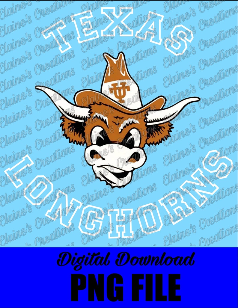 University of Texas Longhorns Png - Etsy