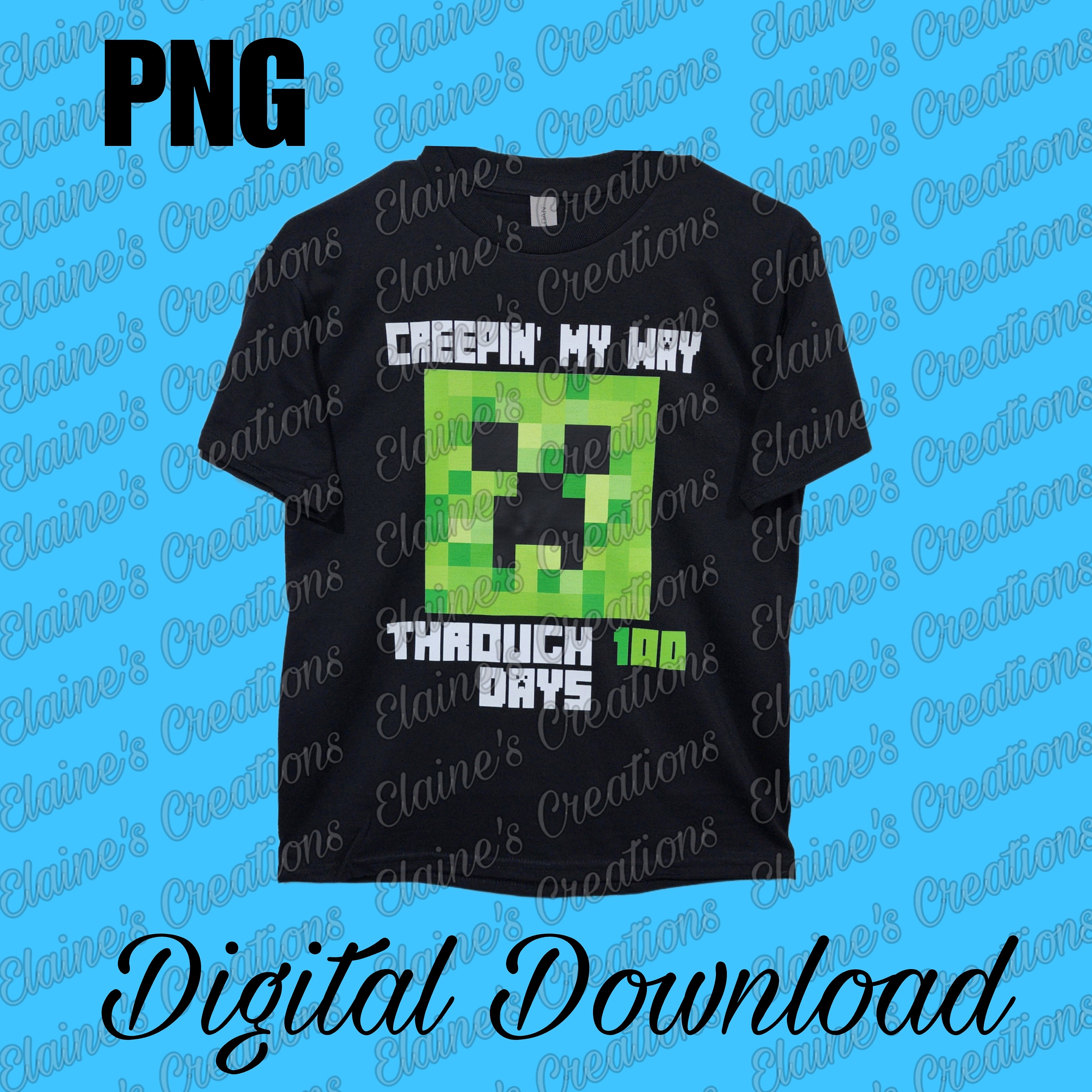 100 Days of School, Minecraft 100 Days, Creepin My Way Thru 100 Days ...