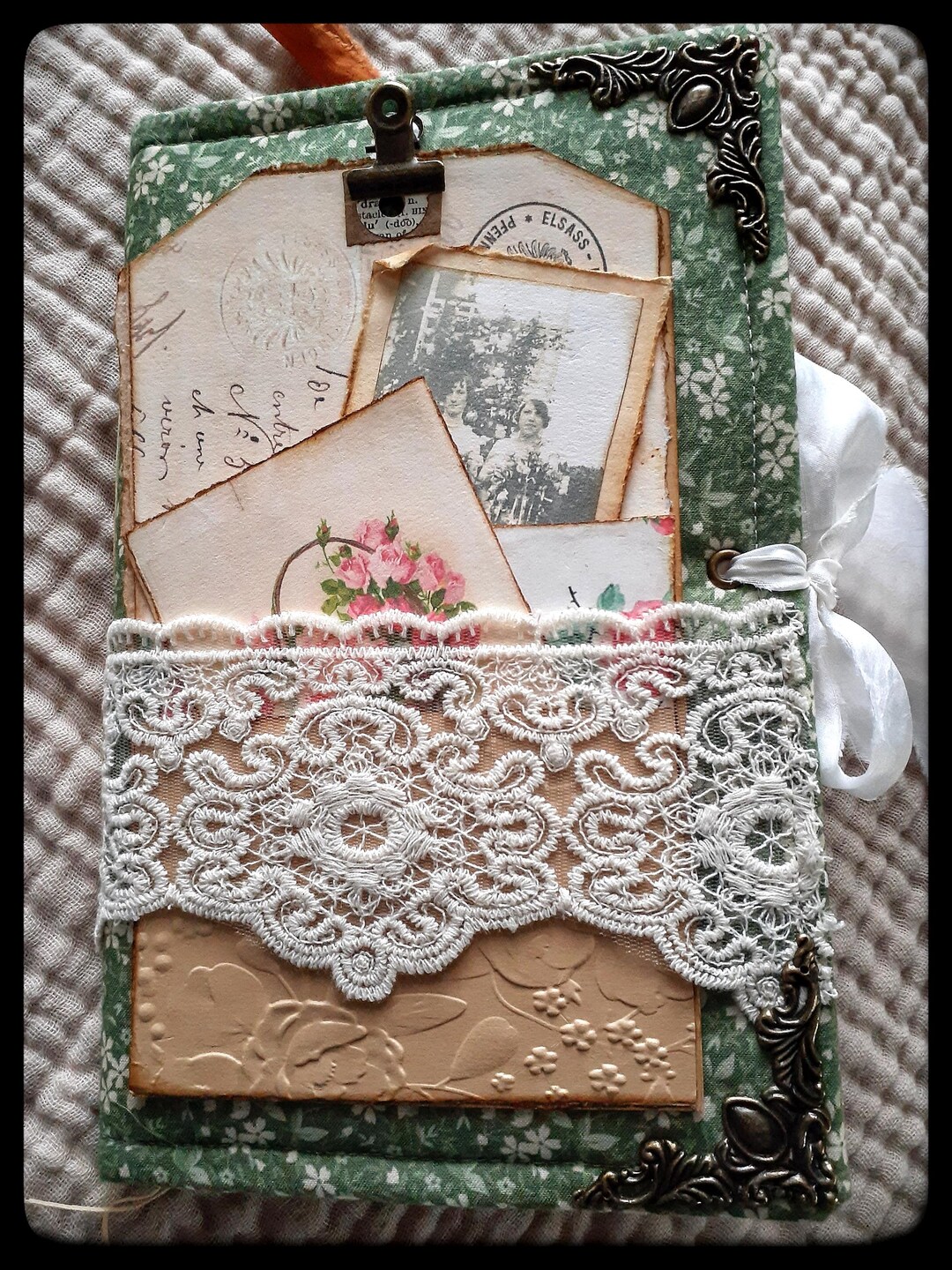 Floral Themed Journal Vintage Inspired - Etsy