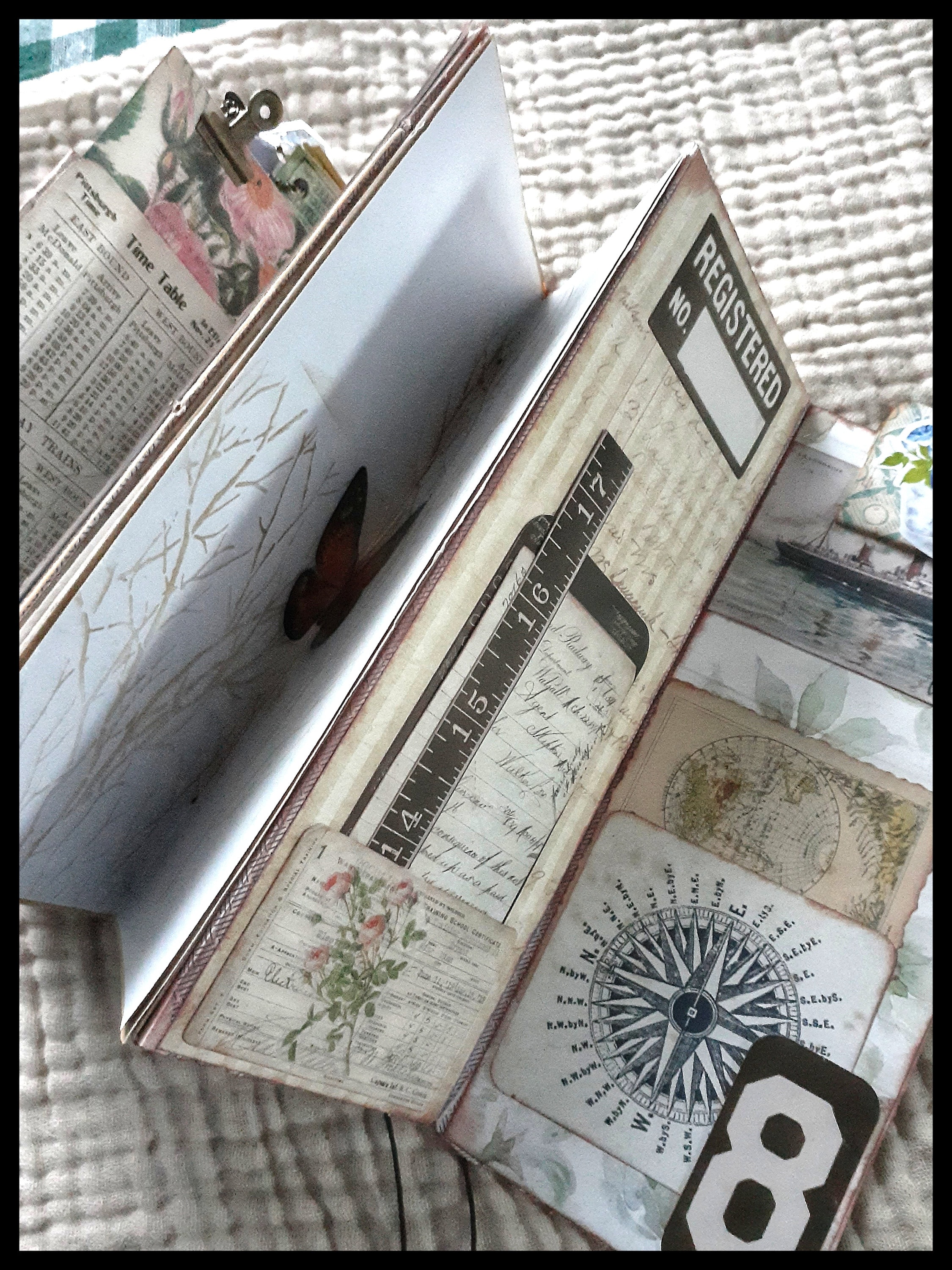 Flip Flop Junk Journal traveler Friendly - Etsy