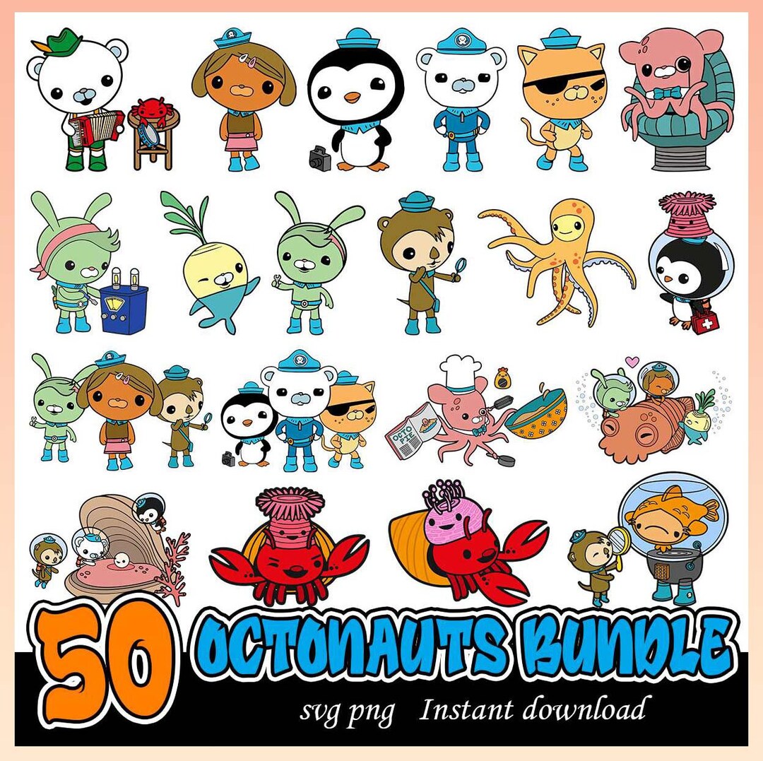 Octonauts Svg for Cricut, Octonauts Png, Octonauts Clipart, Birthday ...