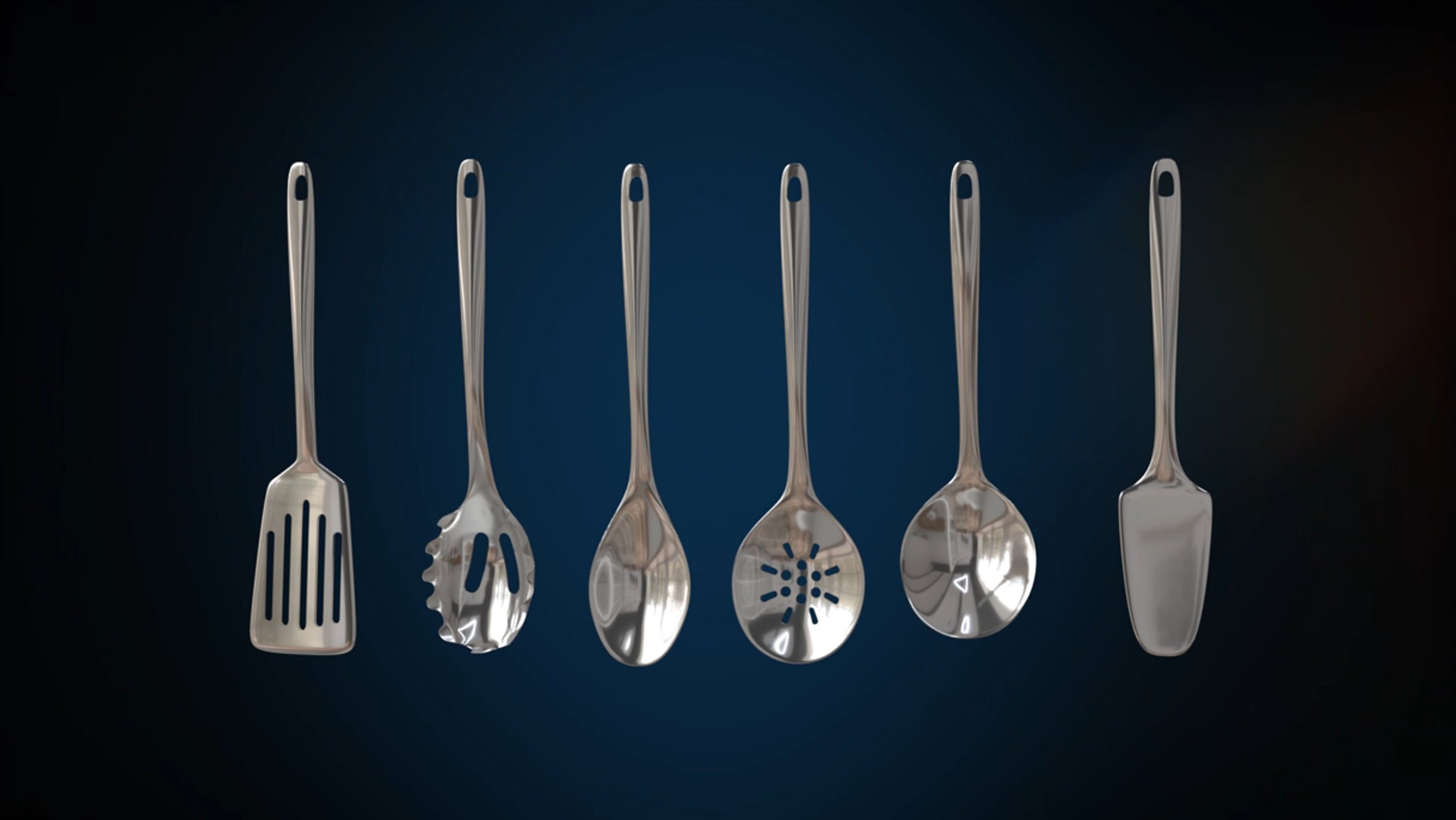 Stainless Steel Kitchen Utensils - Etsy