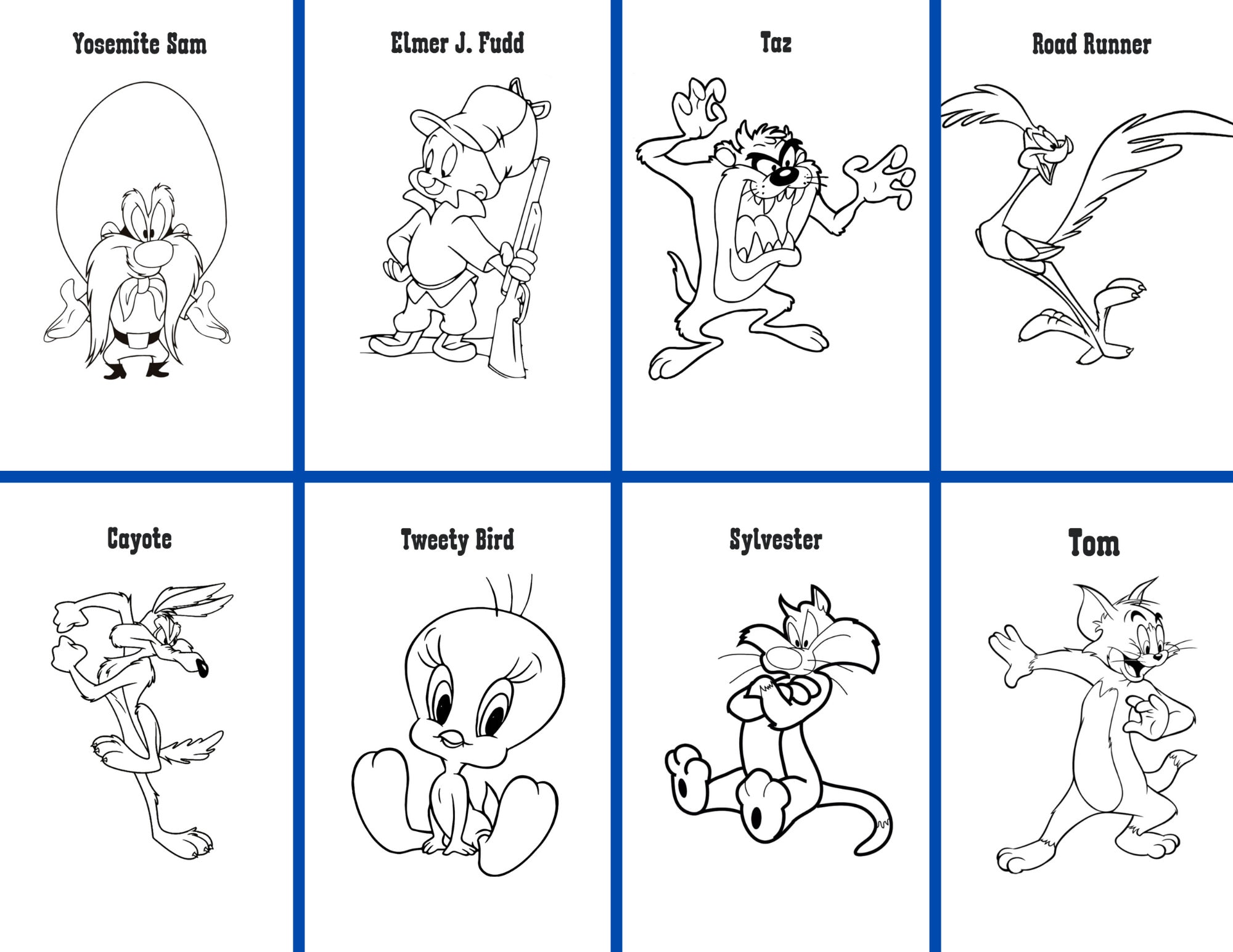 Fictional/cartoon Coloring Book - Etsy