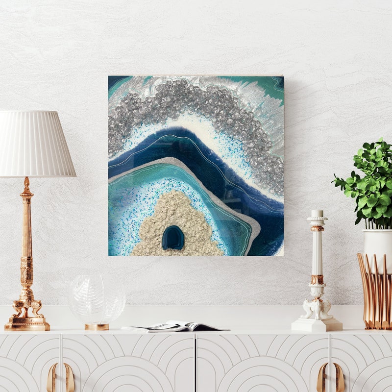 Resin Geode Wall Art - Etsy