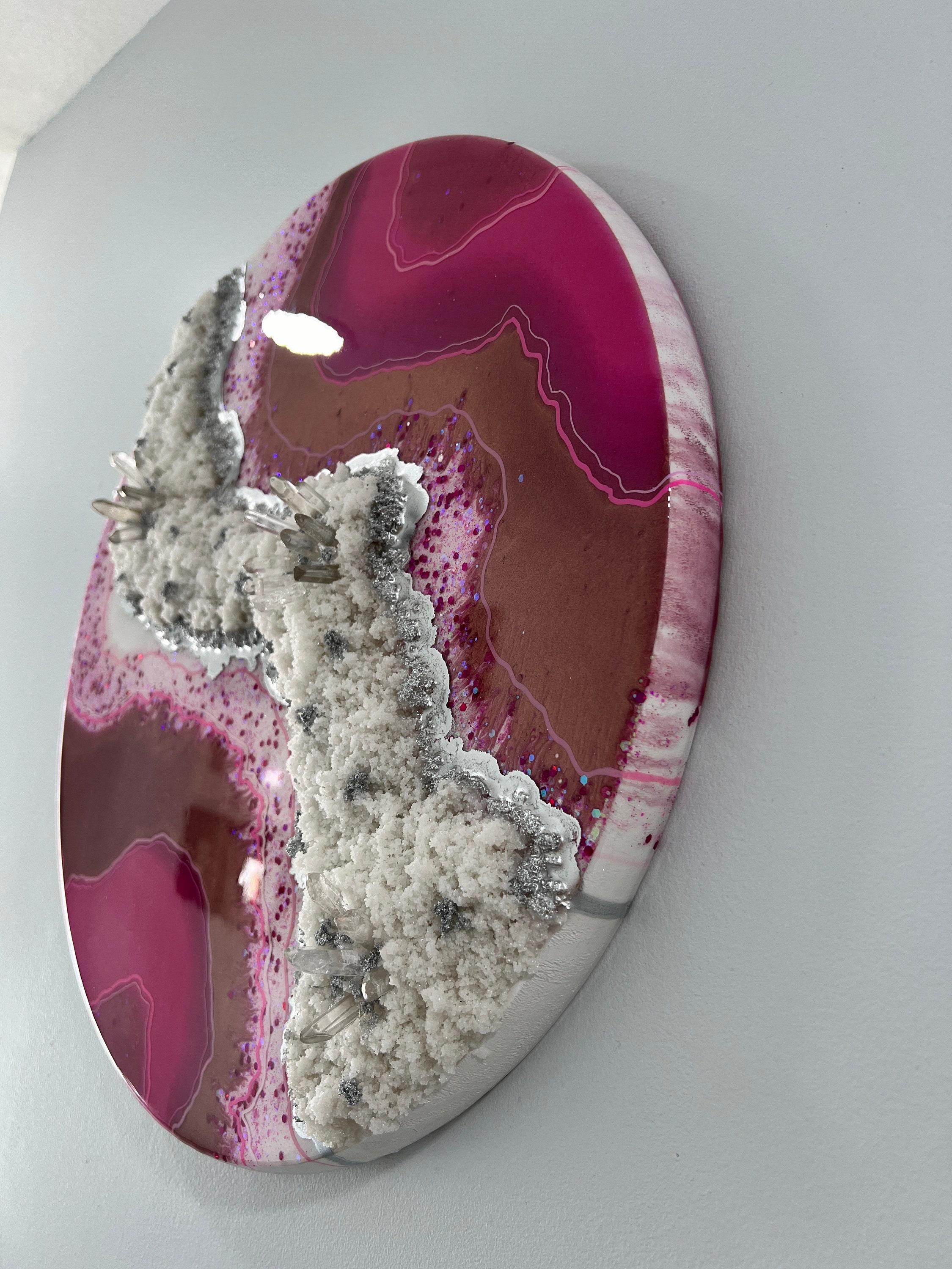 Epoxy Resin , Artwork , Wall Art , Quartz , Abstract, Modern Wall Art ...