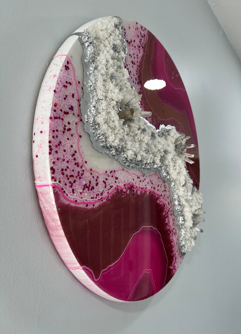 Epoxy Resin , Artwork , Wall Art , Quartz , Abstract, Modern Wall Art ...