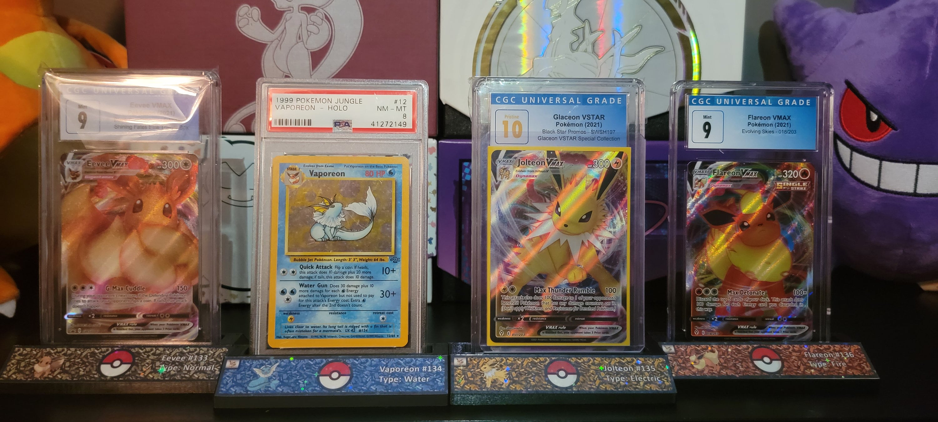 Pokemon Graded Card Display Stand PSA ,CGC, BGS - Etsy