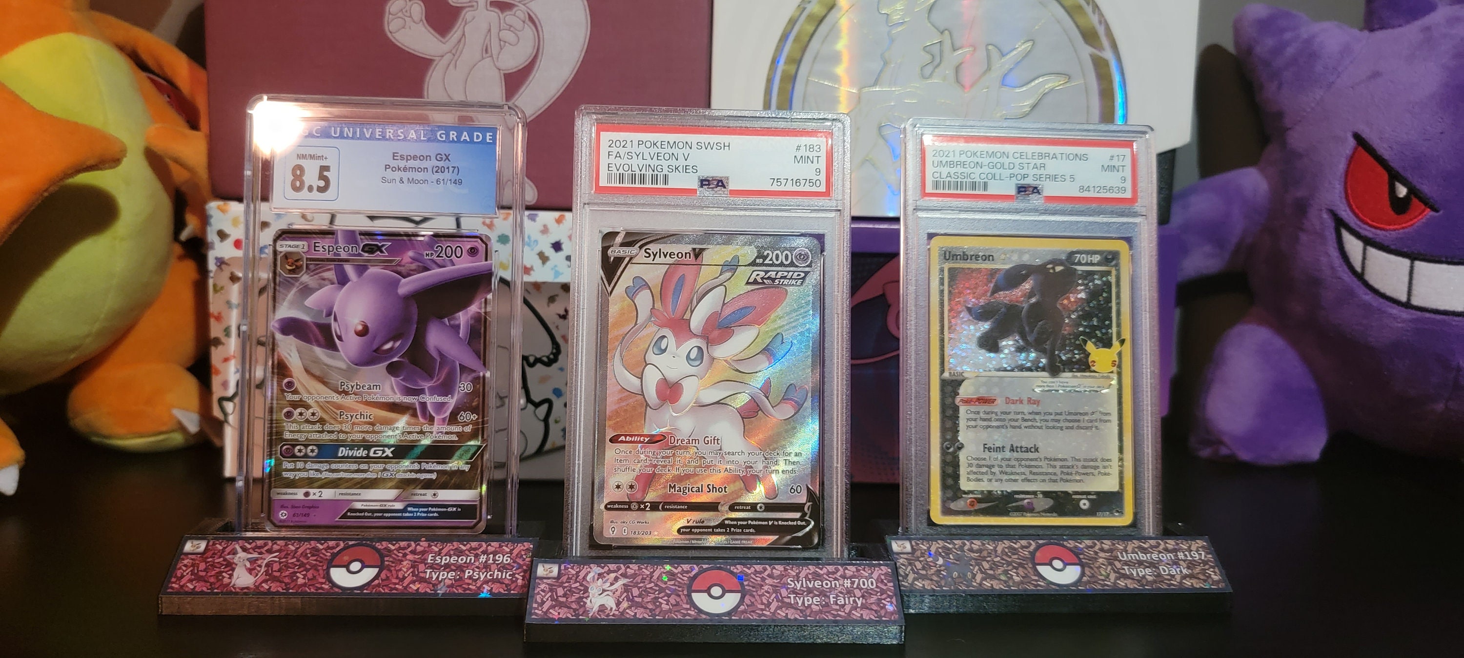 Pokemon Graded Card Display Stand PSA ,CGC, BGS - Etsy