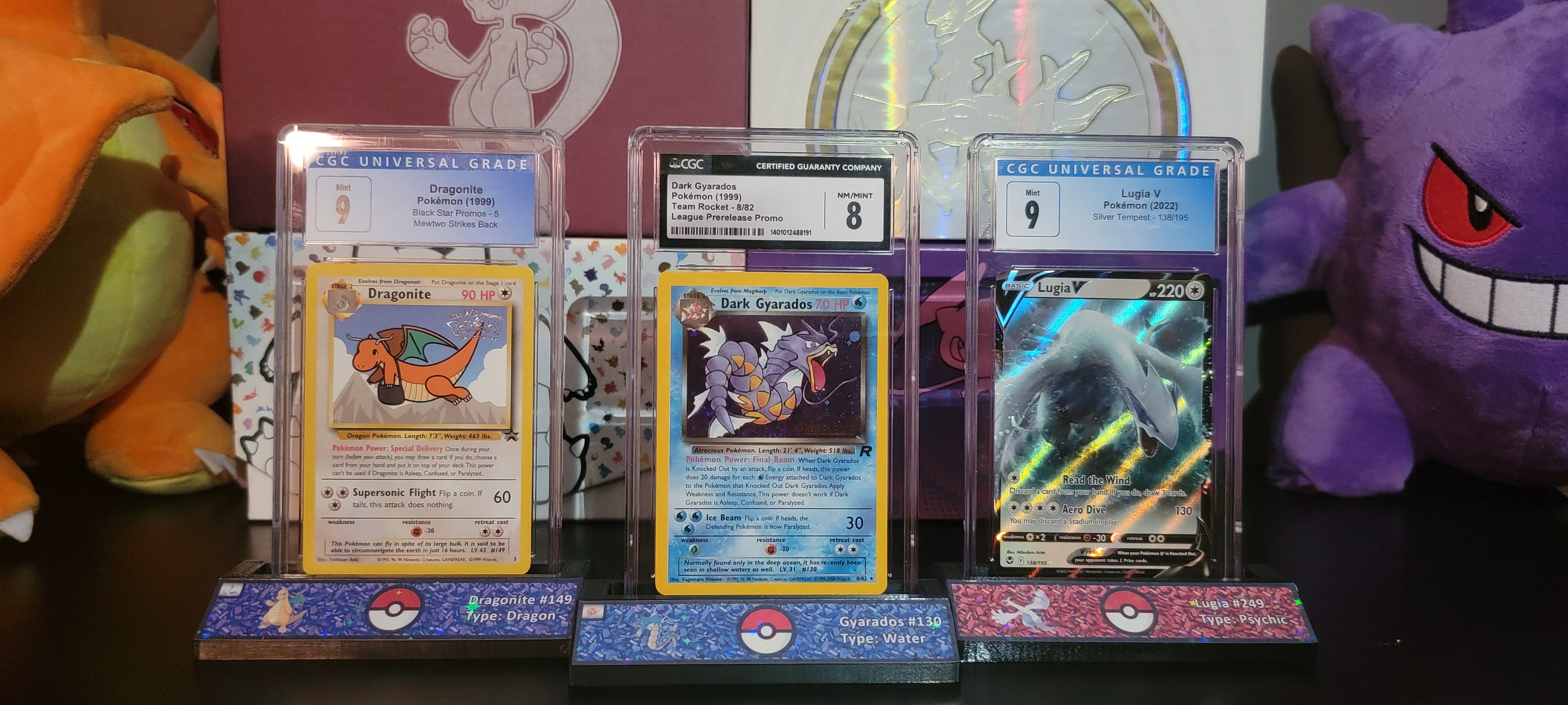 Pokemon Graded Card Display Stand PSA ,CGC, BGS - Etsy