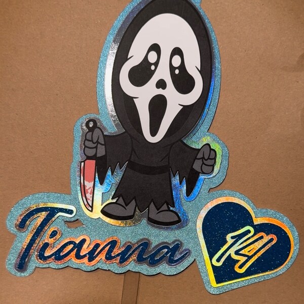 Scream Ghostface Cake Topper - Etsy