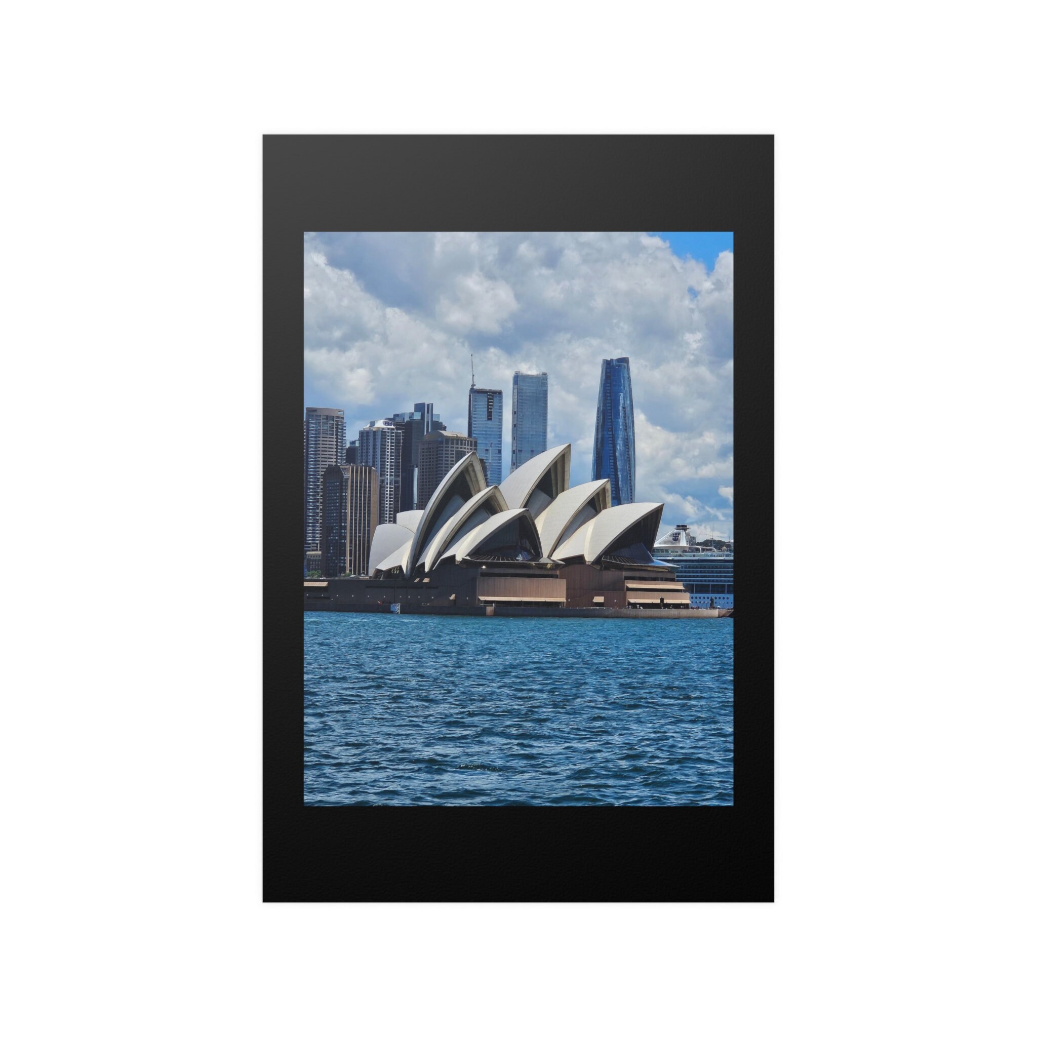 The Sydney Opera House - Satin Poster, Australia, Wall Decor ...